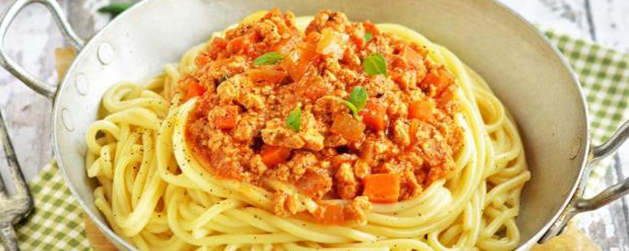 Pâtes façon bolognaise végétarienne - dietplus